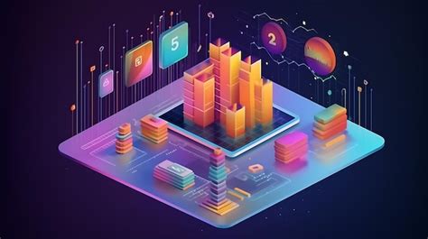 Premium Ai Image Isometric Infographic Concept Of Data Analytics