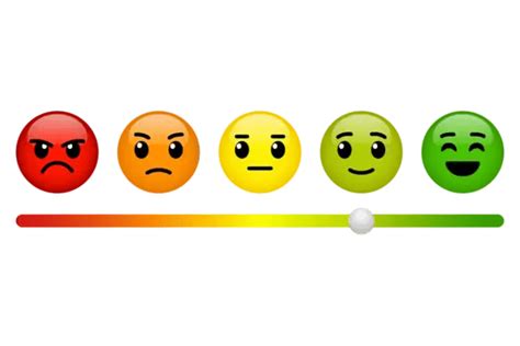 Customer Satisfaction Feedback Scale Emoji Vector Feedback Emojis Customer Satisfaction