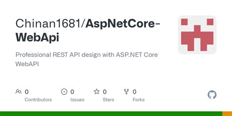 github chinan1681 aspnetcore webapi professional rest api design