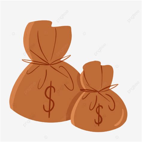 손으로 그린 돈 가방 그림 돈주머니 클립 아트 돈 가방 돈 Png 일러스트 및 Psd 이미지 무료 다운로드 Pngtree