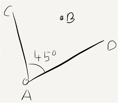 math is a point between two angles from another point stack overflow