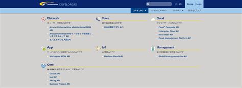 ntt communications api developer portal