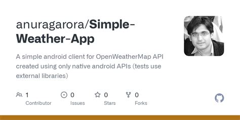 GitHub Anuragarora Simple Weather App A Simple Android Client For OpenWeatherMap API Created