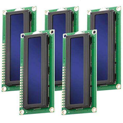 AZDelivery x HD LCD Module Affichage Bleu x caractères de Couleur Blanche