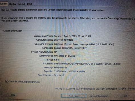 HP Ck Xxx Intel Pentium N Th Gen QUADCORE CPU S GB Ram DDR Upgradable GB SSD