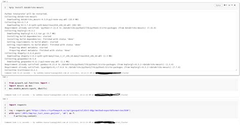 Getting Error While Using Mosaickepler Error Py4jpy4jexception