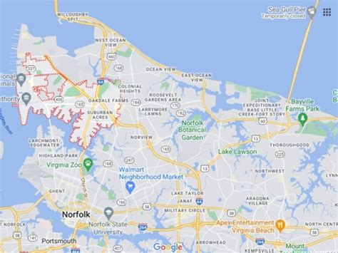 23505 Zip Code Area Map And Details