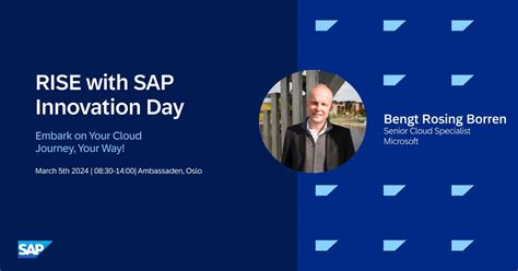 Azure Saponazure Sap Innovation Sustainability Håkon Sveen