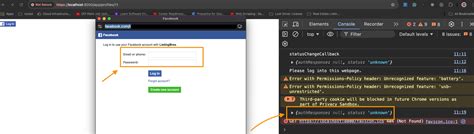 Facebook Graph Api Fblogin And Fbgetloginstatus Return Authresponse Null Status