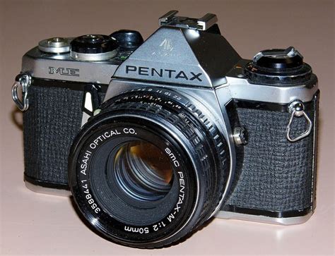 Vintage Asahi Pentax Me 35mm Slr Film Camera Made In Japa Slr Film