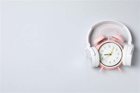 Premium Photo Concept Of Sleep And Wake Up With Alarm Clock