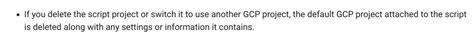 Google Apps Script GCP Projects Are Not Deleted From Console When Apps Script Files Or Container