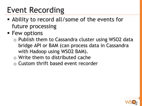 Introducing The Wso2 Complex Event Processor Ppt