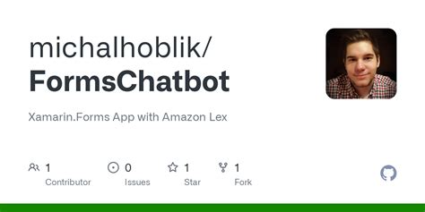github michalhoblik formschatbot xamarin forms app with amazon lex