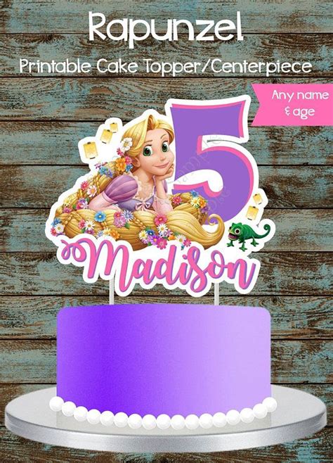 Rapunzel Edible Cake Topper Sylvia Pollock Bruidstaart