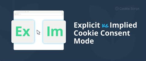 Implied Vs Explicit Cookie Consent Modes
