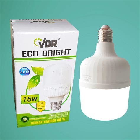Promo VDR Eco Bright Bohlam Lampu LED Kapsul Watt Diskon Di Seller Mikro Elektrik