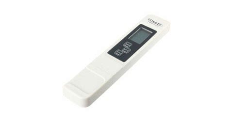 Portable Tds Ec Meter With Lcd White