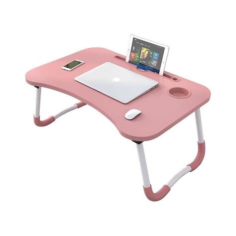 Wooden Foldable Computer Folding Laptop Desk Table Vicedeal