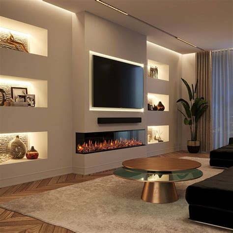 Panoramic 2000 3dp Electric Fire Luxury Living Room Living Room