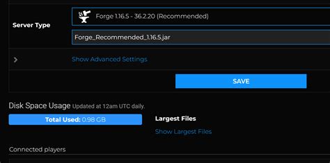 The Ram Usage Isnt Appearing This Never Happened On My Old Server If