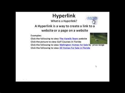 How To Hyperlink YouTube