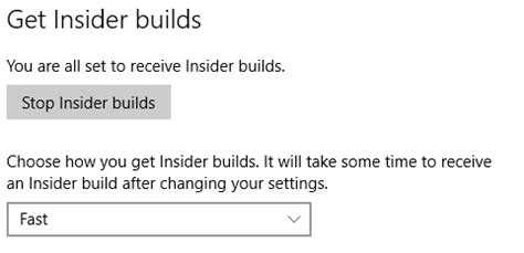 Quit Leave Windows Insider Program Stay Activated On Windows 10 Tech Journey