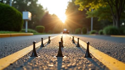 Spike Strips For Driveway Keep Unwanted Cars Out Yardique