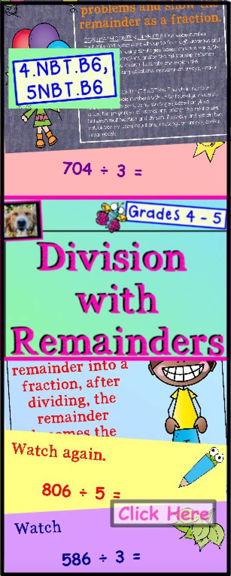 Division With Remainders Powerpoint Math Lesson Plans Teaching