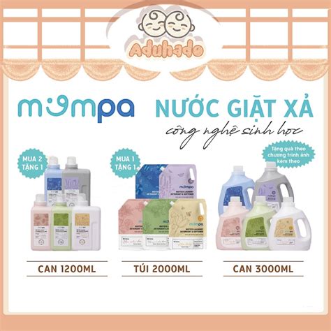 Mompa Nước Giặt Mompa Organic ứng Dụng Công Nghệ Enzyme Xanh Tiên