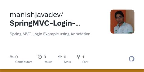 Github Manishjavadevspringmvc Login Example Annotation Spring Mvc