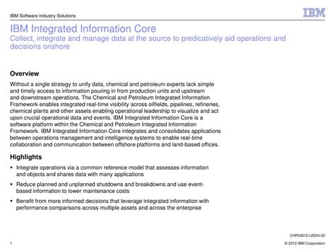 PPT IBM Software Industry Solutions PowerPoint Presentation Free Download ID