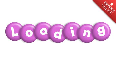 Loading Style On Purple Candy Text Effect Generator