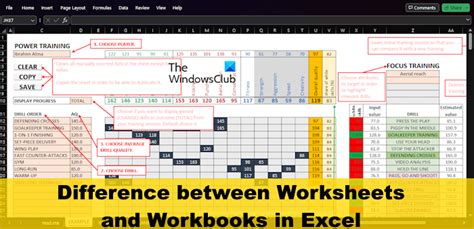 Workbook Vs Worksheet