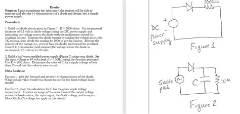Solved 1000 Diodes Purpose Upon Completing This Laboratory Chegg Com