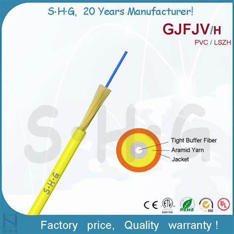 Indoor Simplex Tight Buffer Φ 900μ M Φ 600μ M Fiber Optic Cable