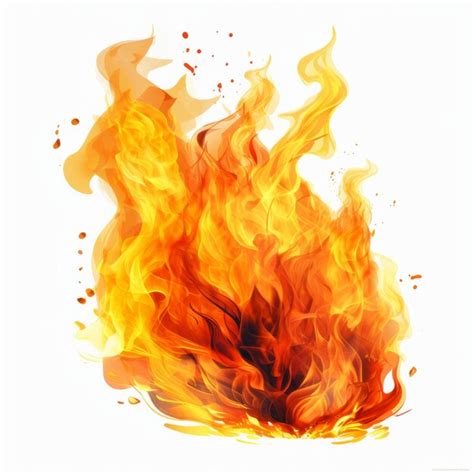 Premium Photo Flickering Flames Mesmerizing 2d Fire Animation