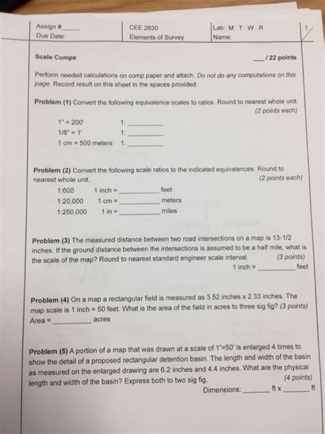 Solved Perform Needed Calculations On Comp Paper And Attach