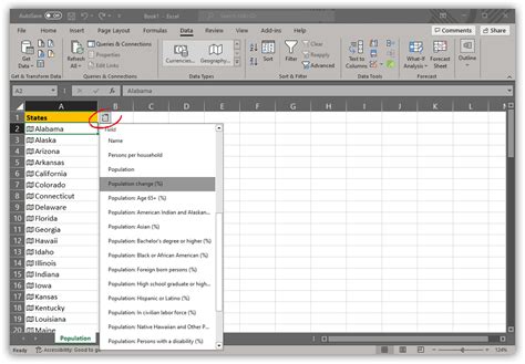 the power of excel 365 s linked data type