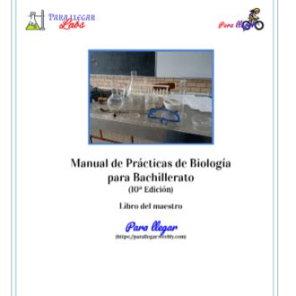 Manual de prácticas de Biología para Bachillerato Libro del maestro