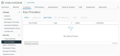 how to configure a vsphere native key provider and use vtpm with vms