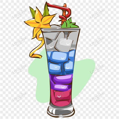 다채로운 음료 벡터 일러스트 레이 션