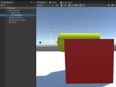 【unity】スペースキーで弾を発射する大砲（gameobject）を作成する方法 とんプログラミング