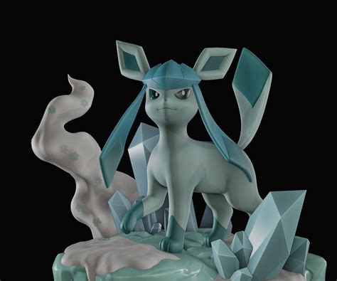 Glaceon Pokemon 3d Model By Wsonuchiha3d