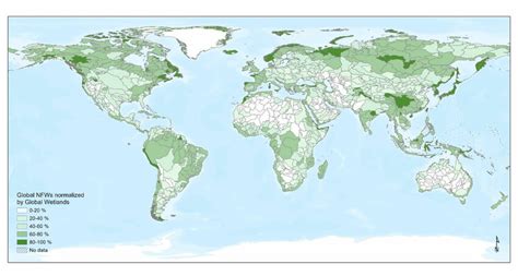 The Proportion Of Non Floodplain Wetlands Global Nfws Within A Given Download Scientific