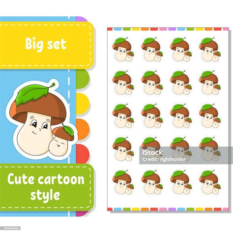 귀여운 만화 캐릭터와 스티커 세트 손으로 그린 다채로운 팩 벡터 그림입니다 아이들을위한 패치 배지 컬렉션 일일 플래너 주최자 일기 0명에 대한 스톡 벡터 아트 및 기타