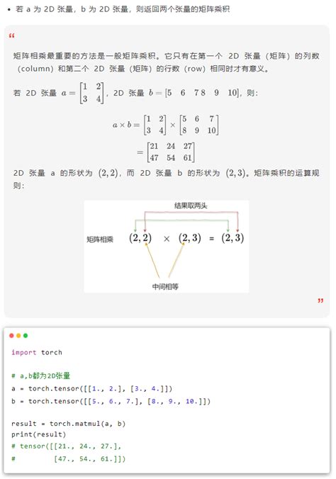 Pytorch入门笔记 Matmul函数详解pytorch Tfmatmul Csdn博客