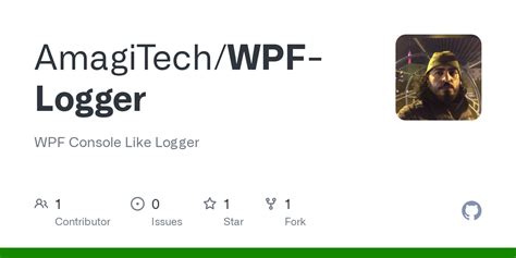 GitHub AmagiTech WPF Logger WPF Console Like Logger