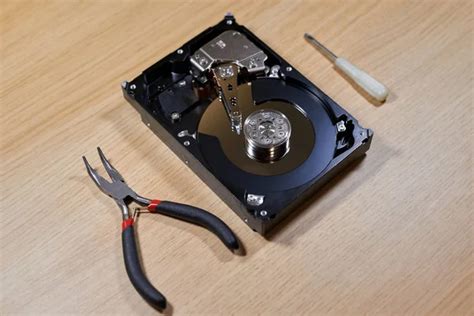 Internals Of SATA Hard Disk Drive Stock Photo By Pavel Kolotenko 180861202