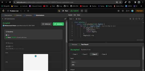 Leetcode Java Codingjourney Problemsolving Arraydatastructure 100percentclub